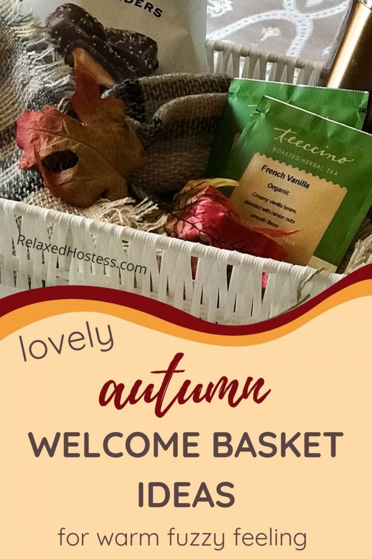 Fall Welcome Basket for Overnight Guests - cozy ideas