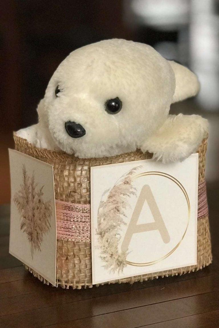 DIY ABC Blocks Mini Diaper Cakes