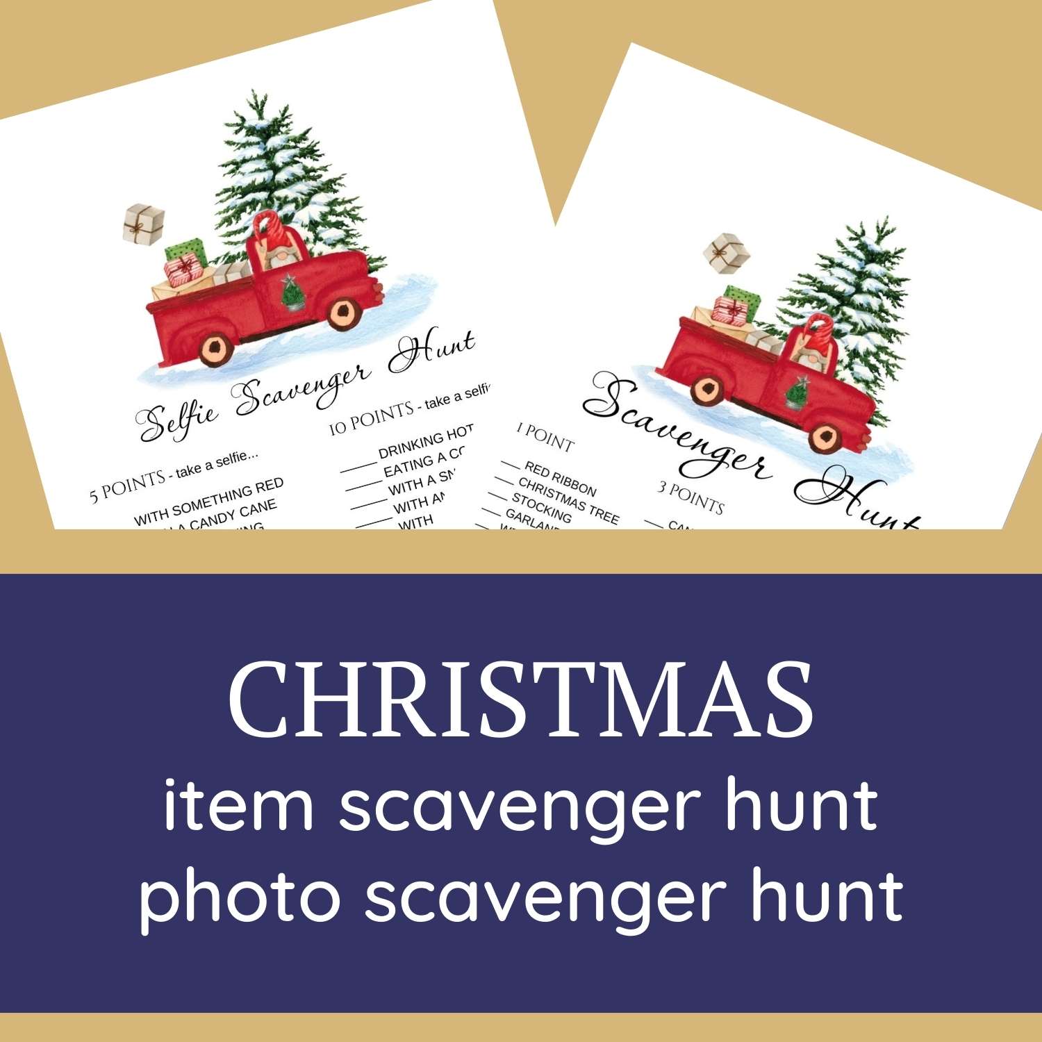 24 Christmas Minute to Win It Games for Adults