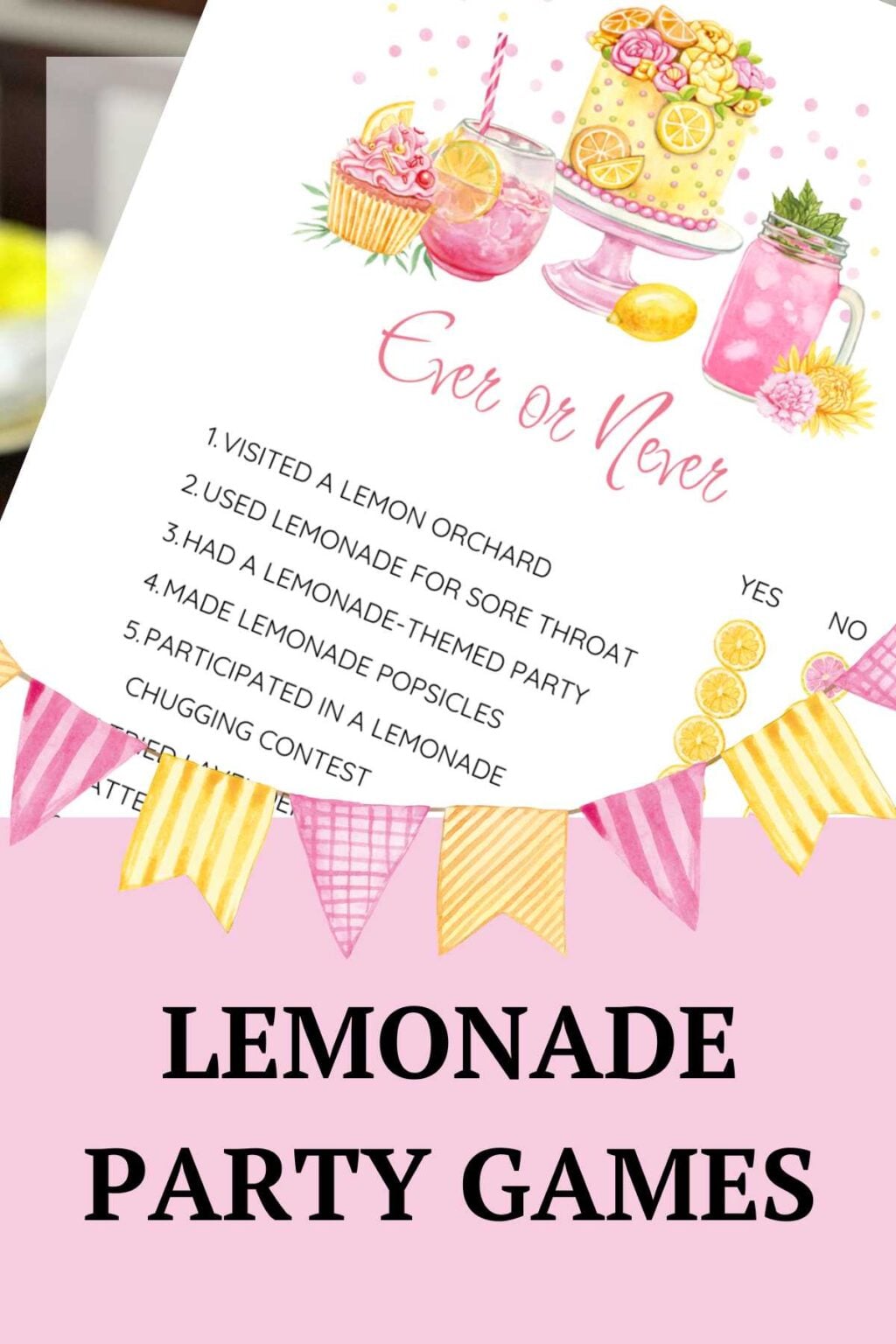 Lemonade Party Games and Activities For Fun Celebrations