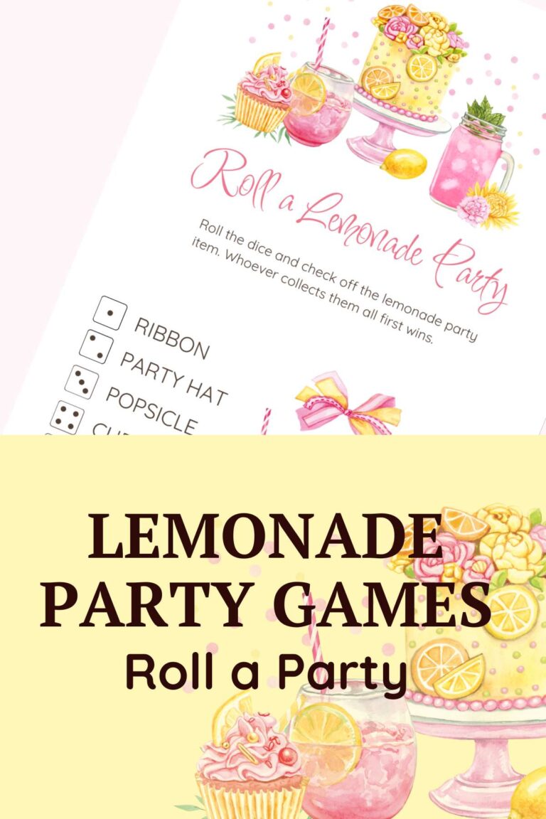 Lemonade Party Games and Activities For Fun Celebrations