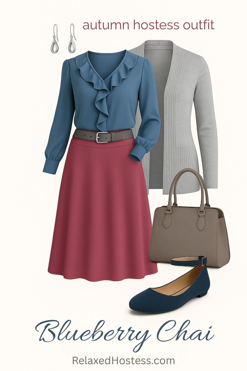 Blueberry Chai: An Autumn Hostess Outfit